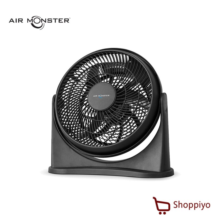 Air Monster 12 inch Portable Floor and Wall Mount Fan Power Air ...