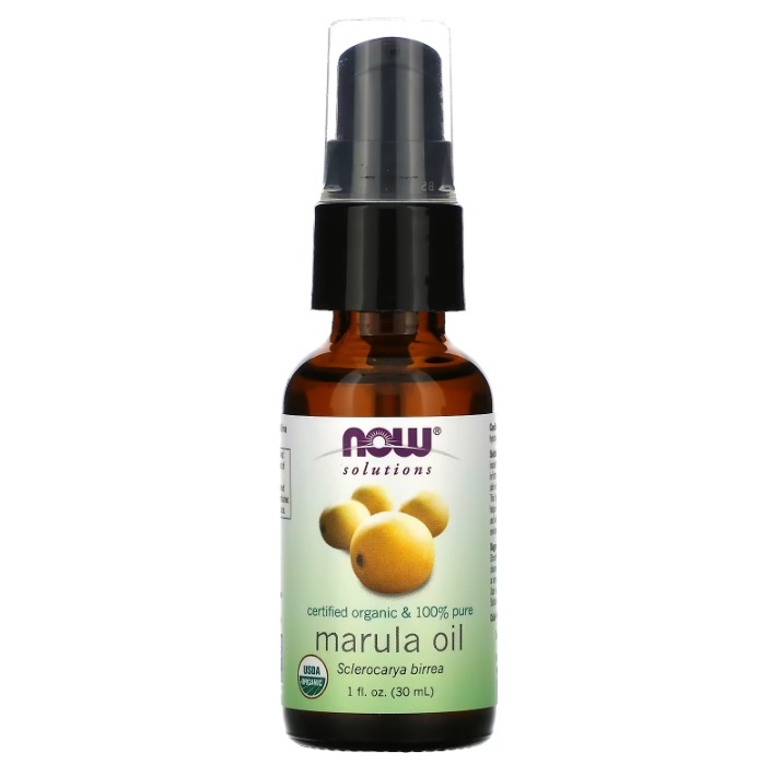 NOW Foods, Solutions, Certified Organic & 100% Pure Marula Oil, 1 fl oz ...