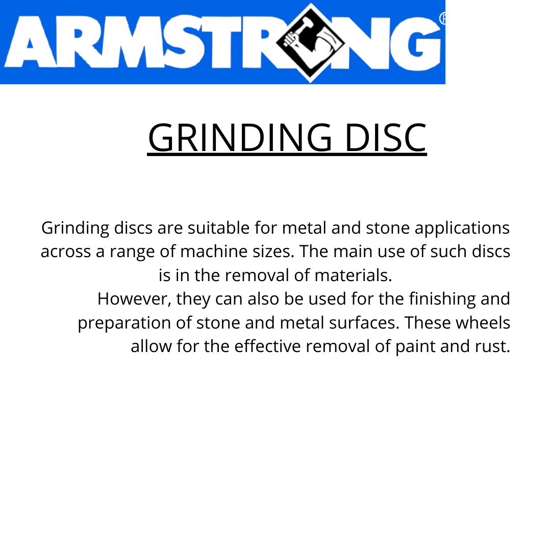 ARMSTRONG GRINDING DISC 4” 25pcs. per box | Lazada PH