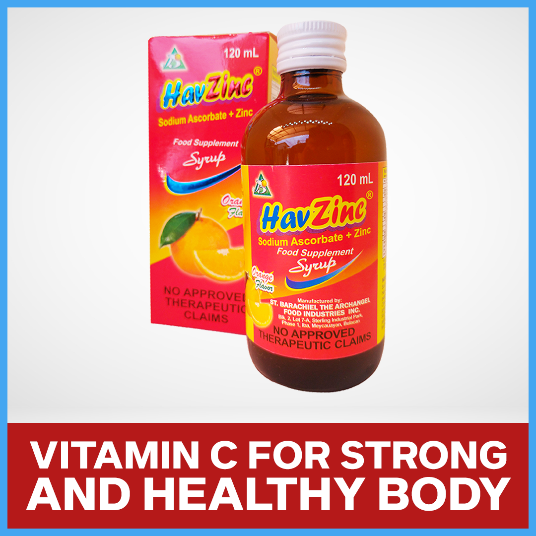 Havzinc 120 ML (Sodium Ascorbate + Zinc Sulfate) Food Supplement Syrup ...