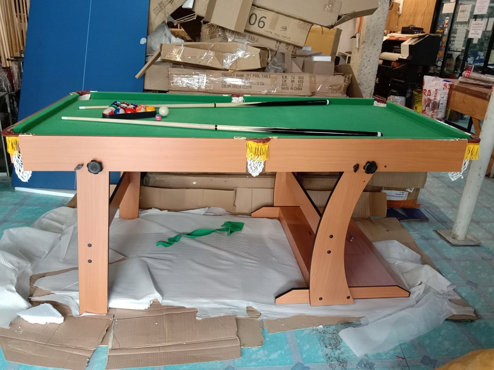 6FT. 3N1 FOLDABLE SEMI JUNIOR BILLIARD TABLE / BILLIARD TABLE, AIR ...