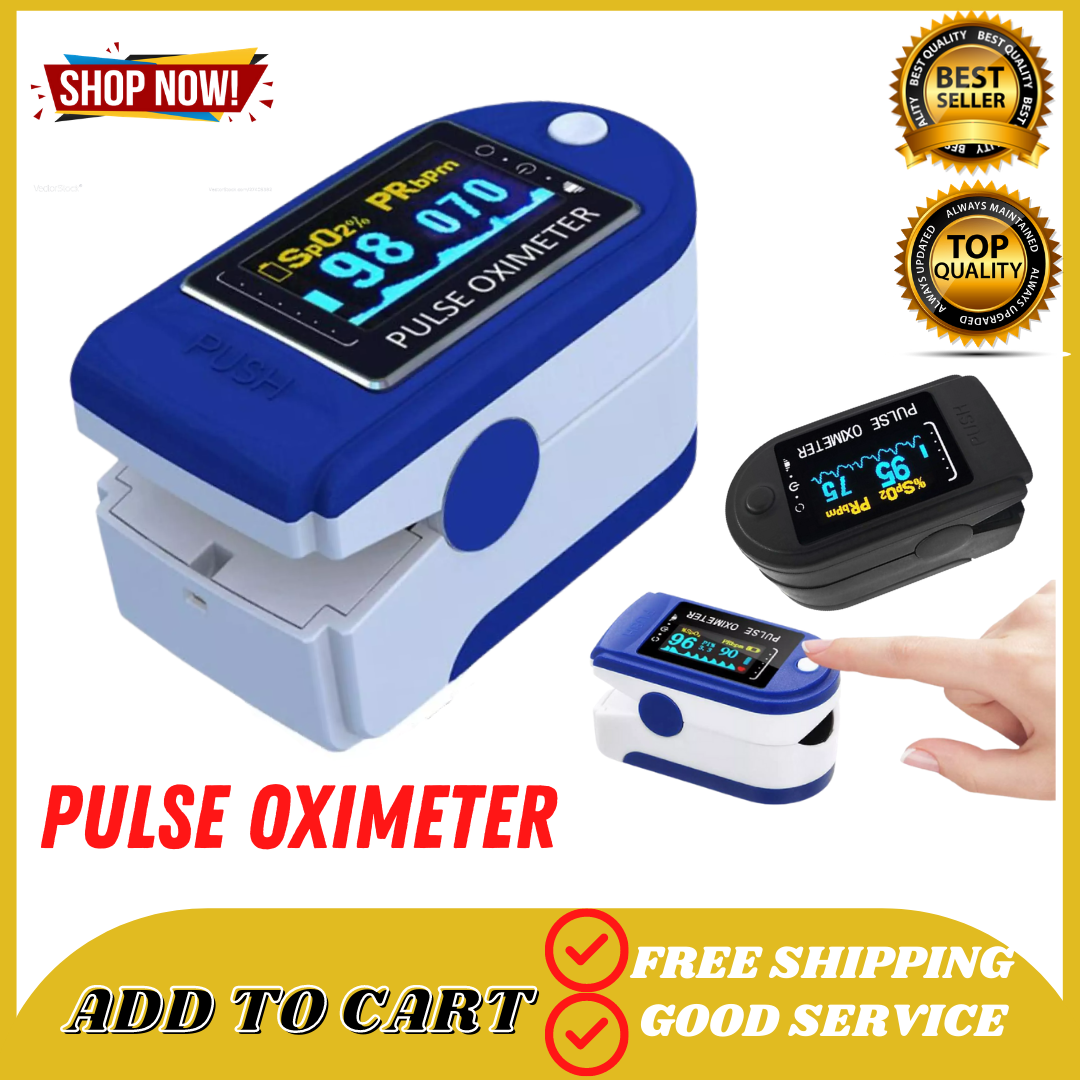 AUTHENTIC 100% Accurate Digital Fingertip Pulse Oximeter (Battery 3A ...