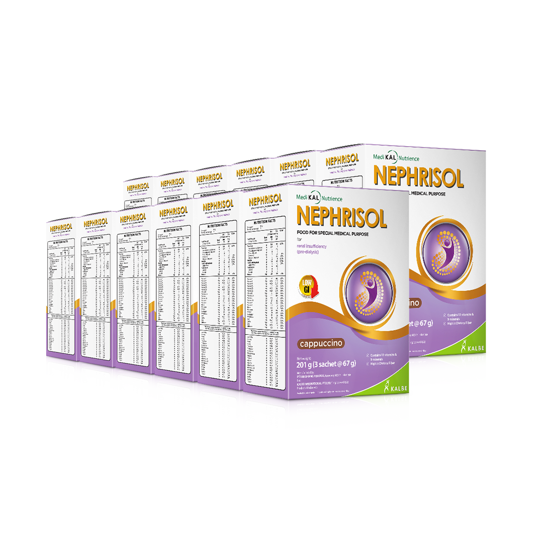 Nephrisol Cappuccino Low GI 201 grams Low Protein Milk (12 x 201 grams ...