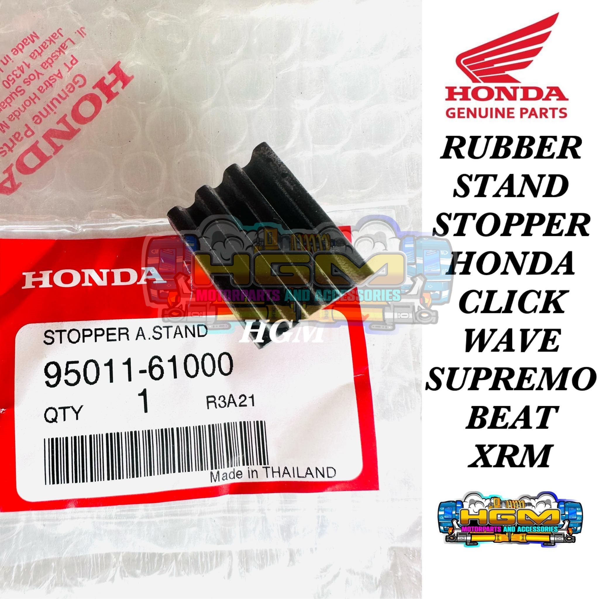 RUBBER STAND STOPPER FOR HONDA CLICK | BEAT | WAVE | XRM | RS | 95011 ...