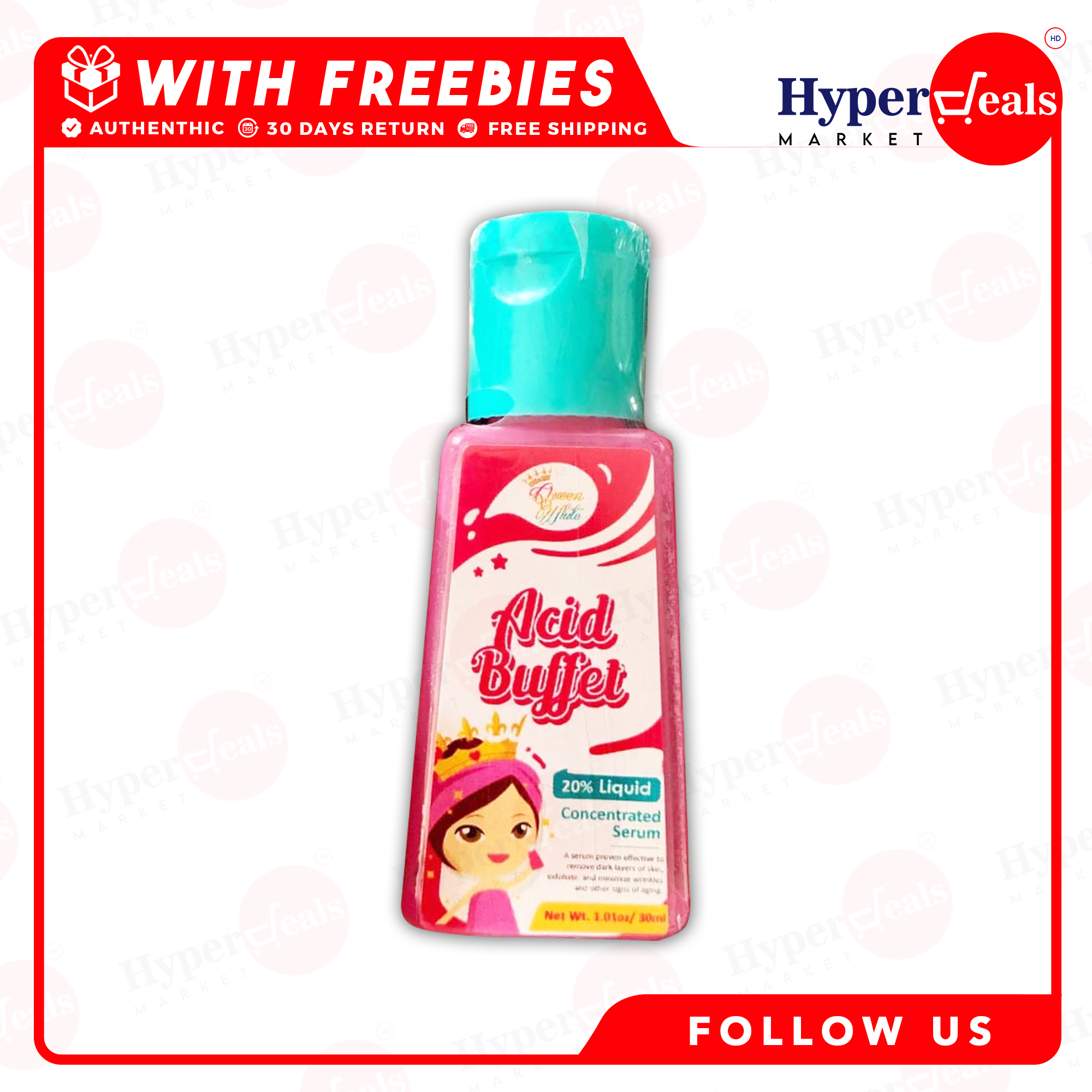 Queen White Acid Buffet Concentrated AHA Serum | Lazada PH