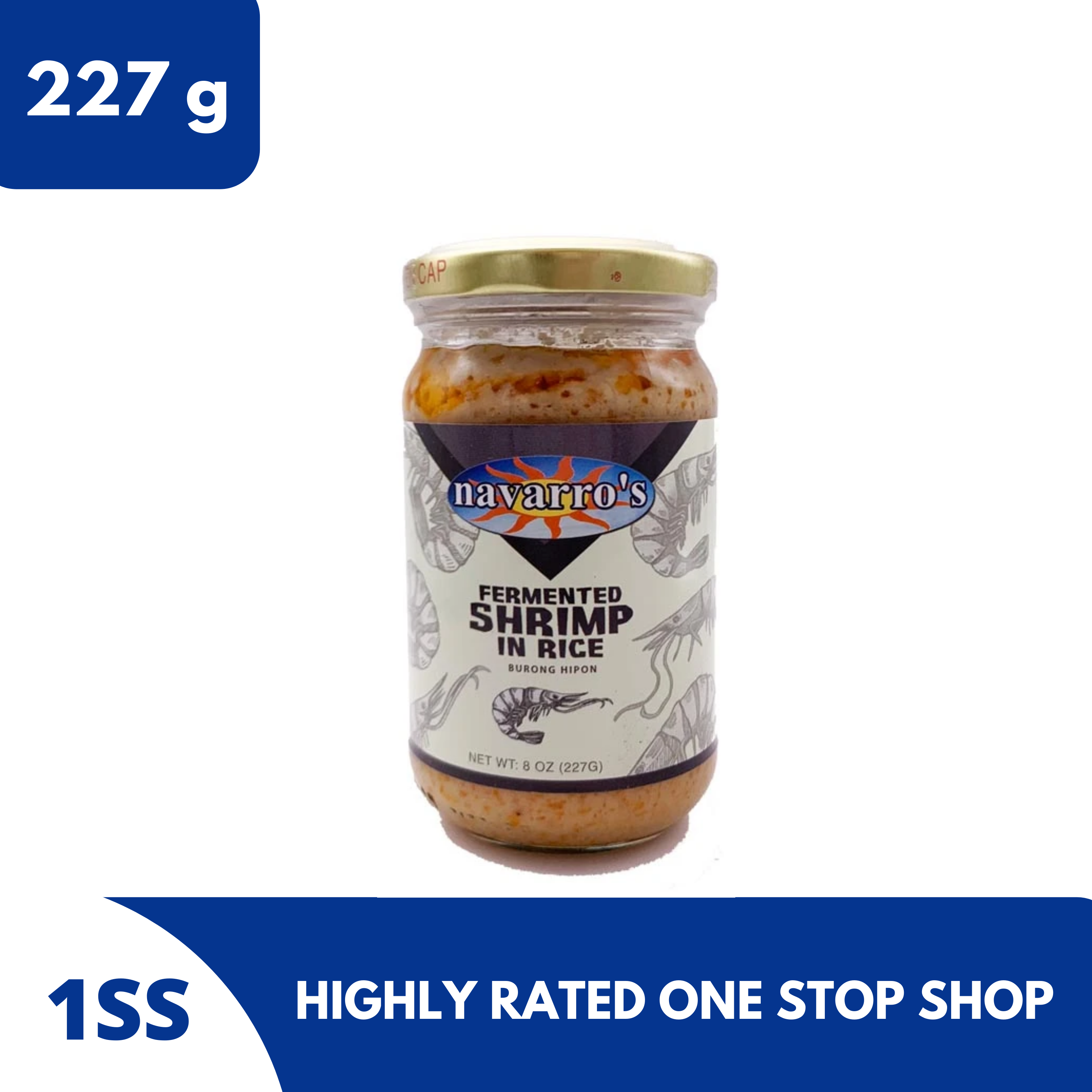 Navarro's Fermented Shrimp In Rice (Burong Hipon), 227g | Lazada PH