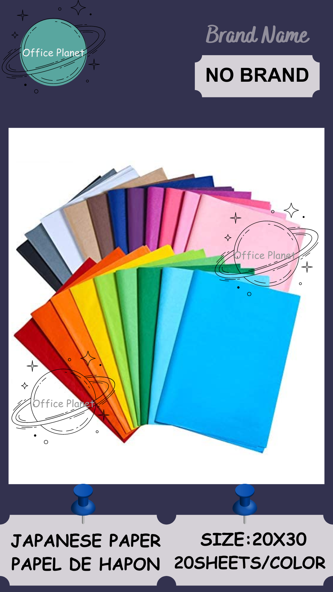 Colored Wrapping Tissue / Japanese Paper / Papel De Hapon 20SHEETS ...