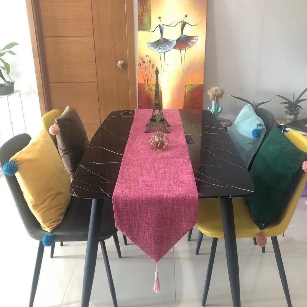 Plain cotton table runner 6 seaters (32x200 cm) | Lazada PH