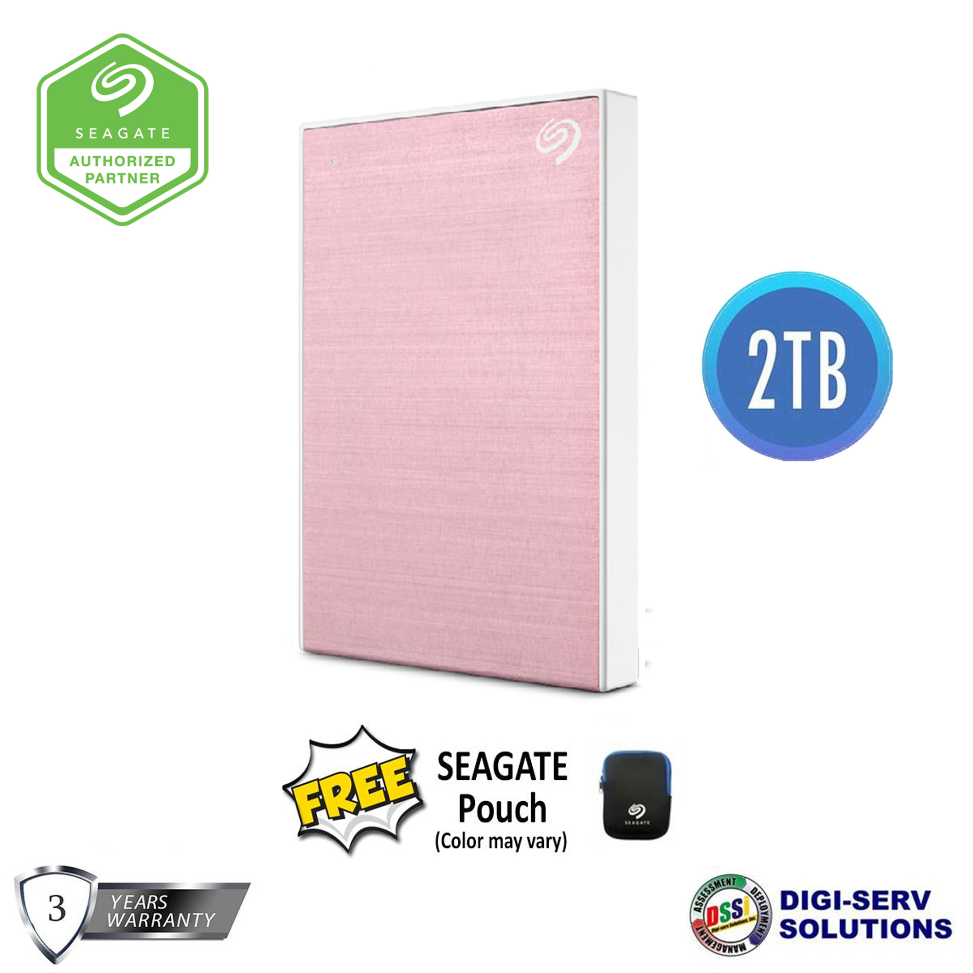 SALE!!! Seagate One Touch 2TB (Rose Gold) Portable Hard Drive ...