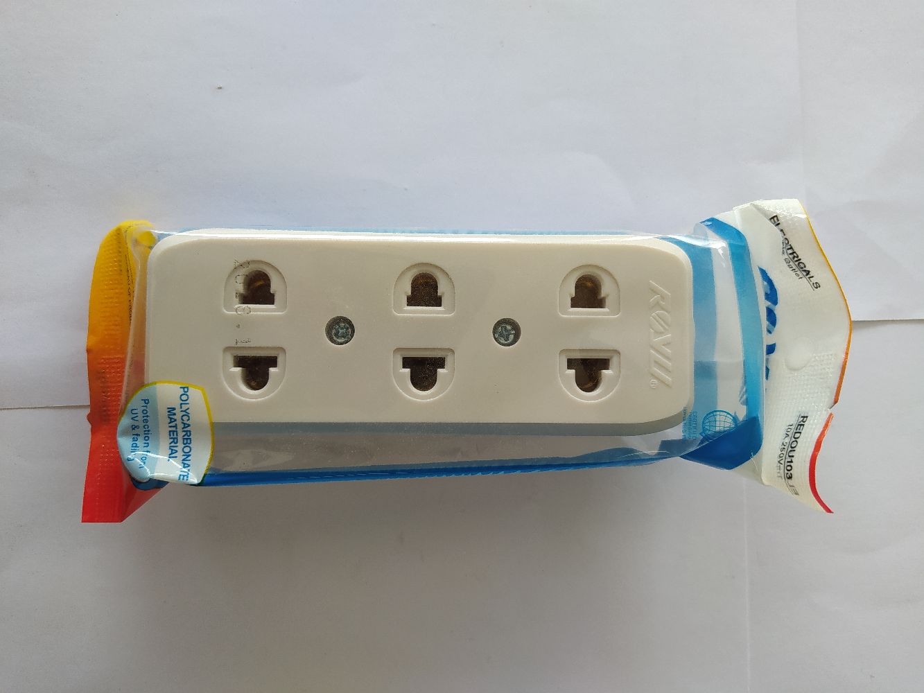 Royu Universal Outlet Extension Cord Power Socket 2 gang 3 gang 4 gang ...