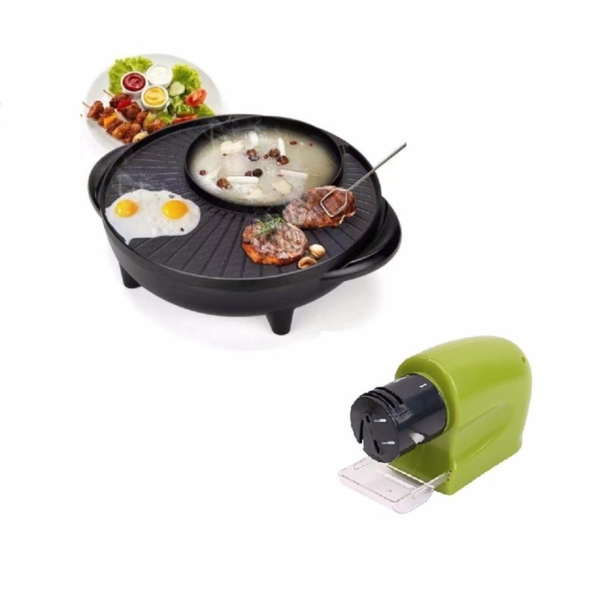ASIANMART Korean Style 2 in 1 Multifunctional Electric BBQ With Grill ...