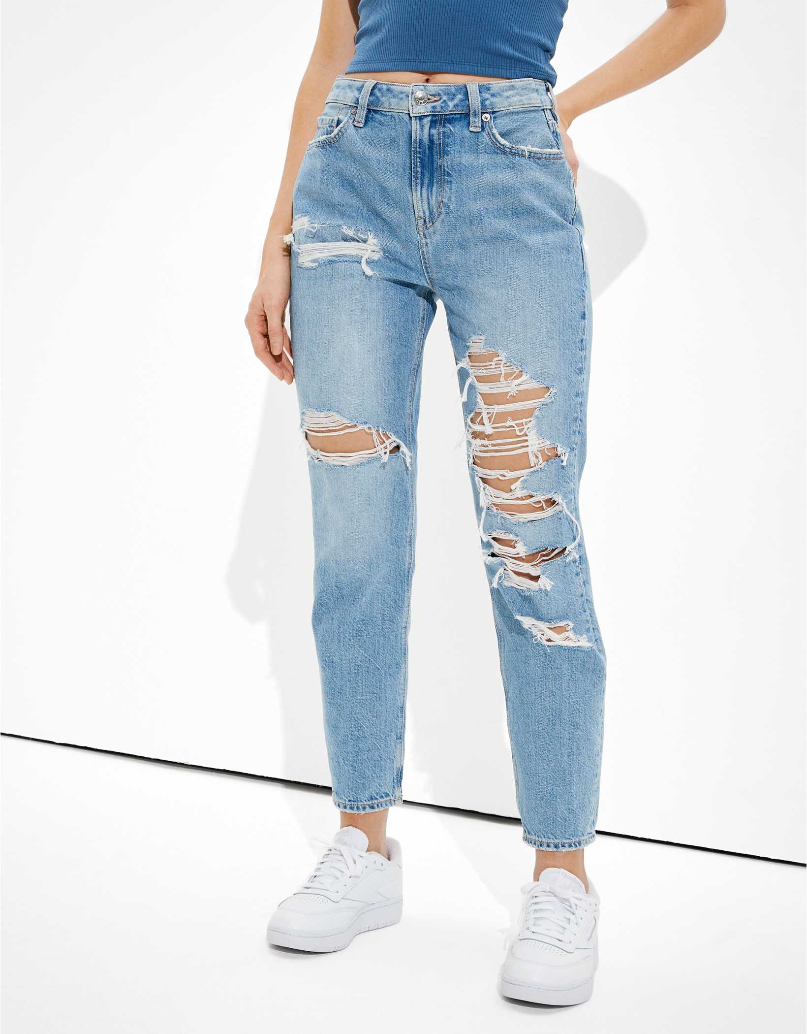 Tattered Pants | Lazada PH: Buy sell online Pants with cheap price ...