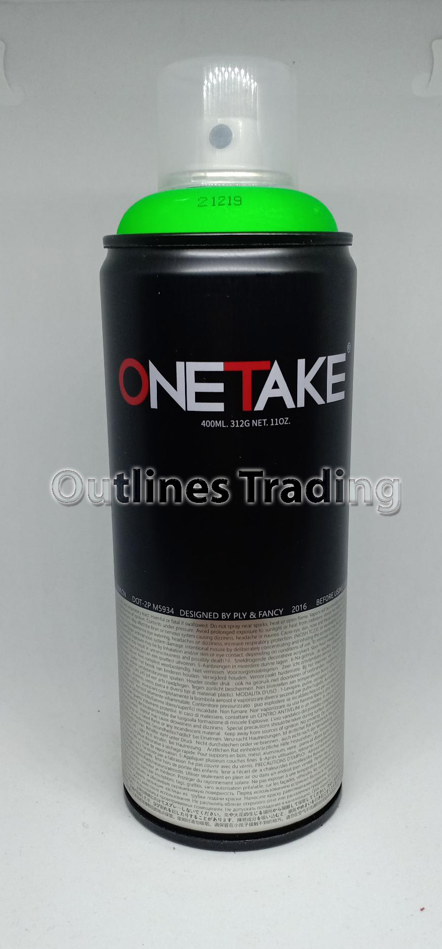 One Take Spray Paint (Fluorescent Green 2000-4) | Lazada PH