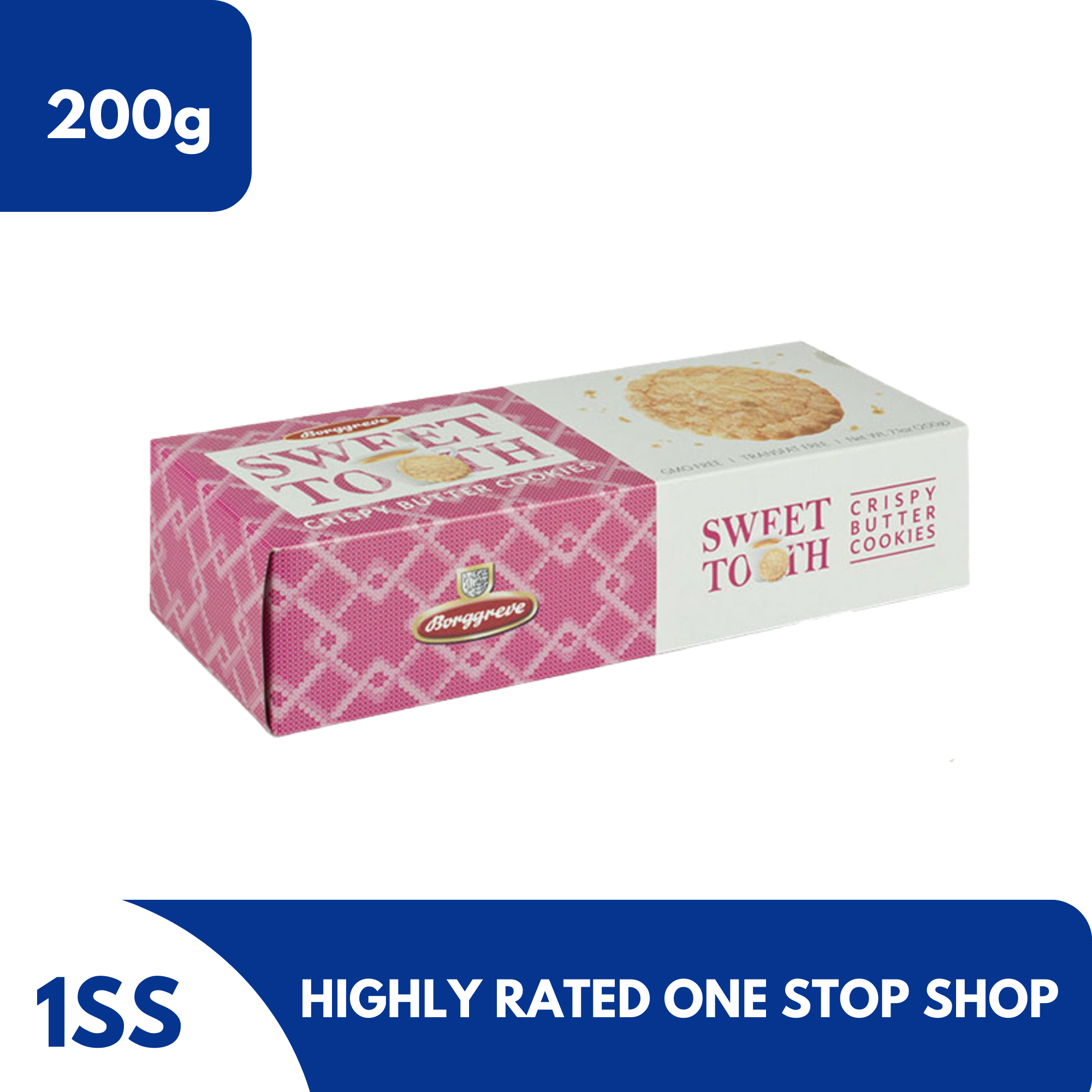 Sweeth Tooth Crispy Butter Cookies, 200g | Lazada PH