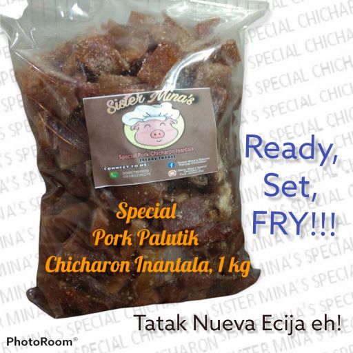 1kg Sister Mina's Special Chicharon Inantala Timplado (Ready to Fry ...