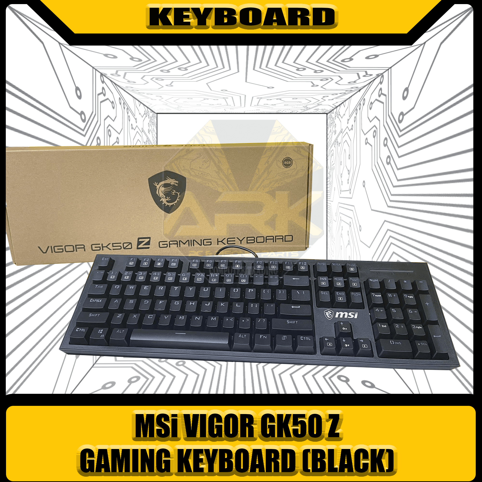 -MSI VIGOR GK50 Z Gaming Mechanical Keyboard with RGB Light | Lazada PH