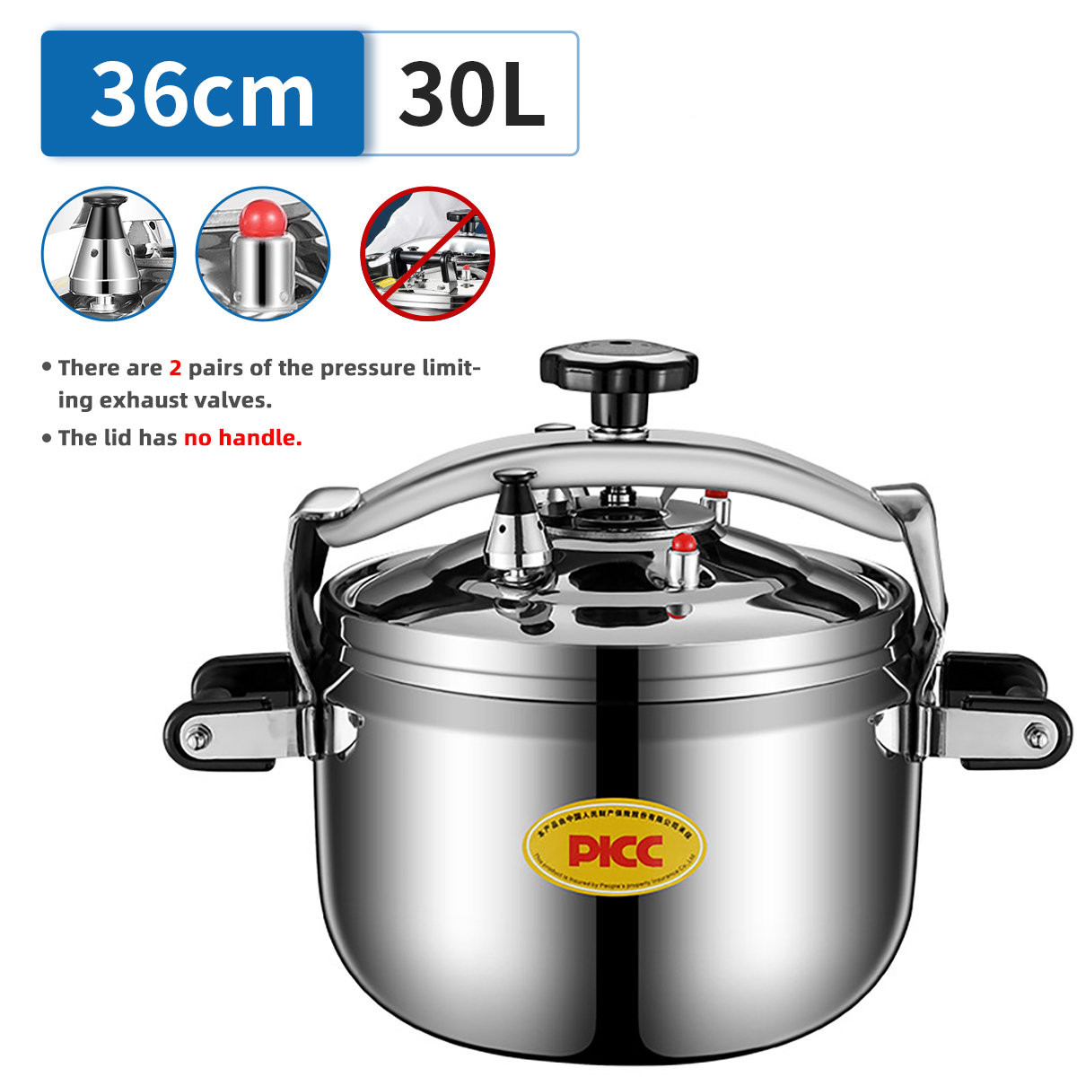 Nipiin Original High Quality Stainless Steel Pressure Cooker New Stew ...