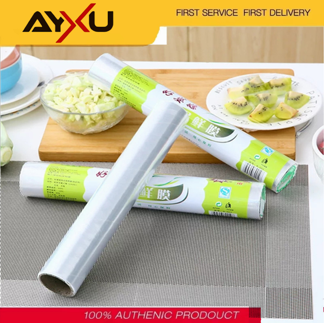 Ayxu 30 Meters Food-Service Cling Film Durable Kitchen Plastic Wrap ...