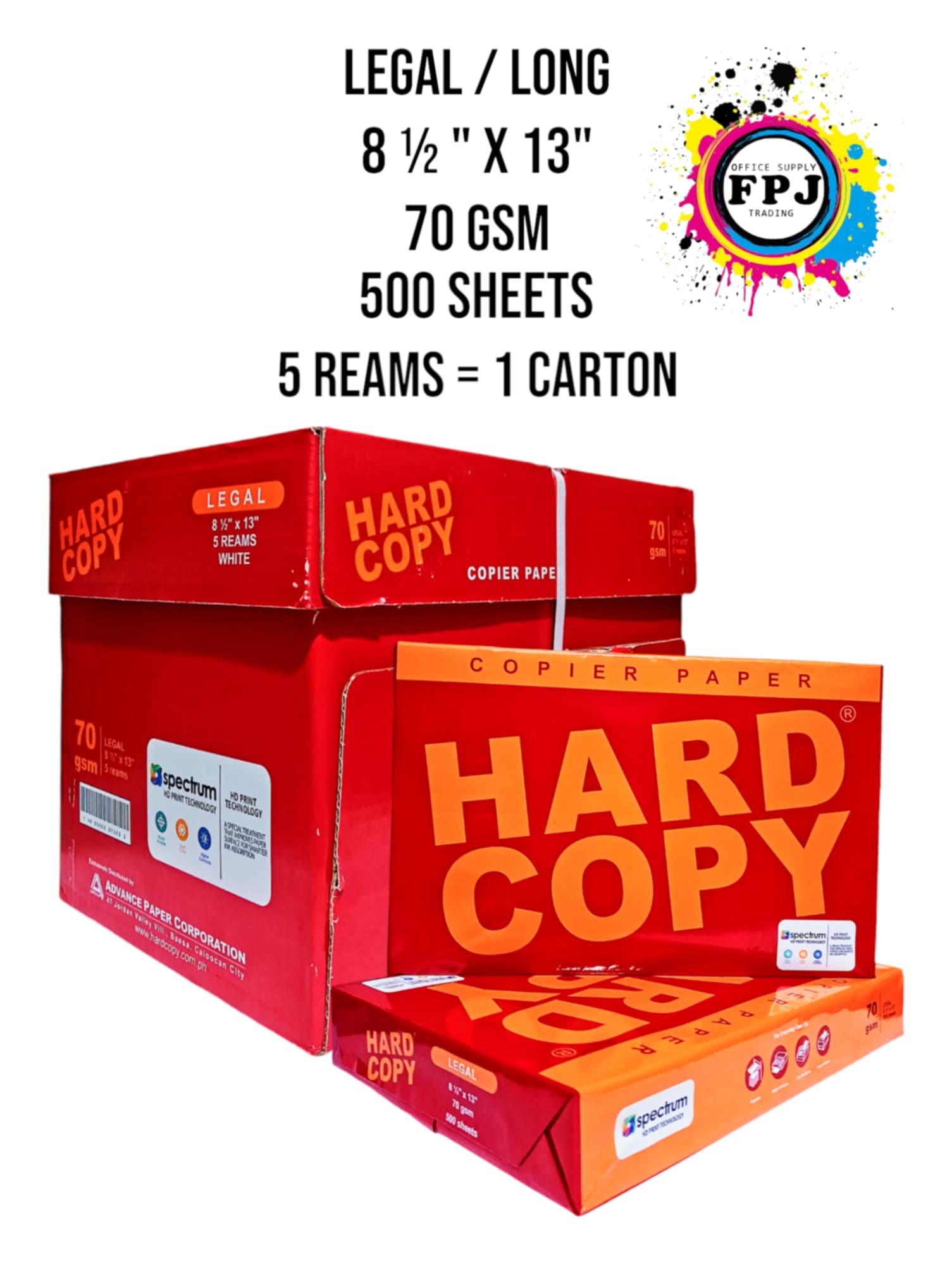 Hard Copy Copier paper/ Bond Paper/ Legal/ A4/ Letter | Lazada PH