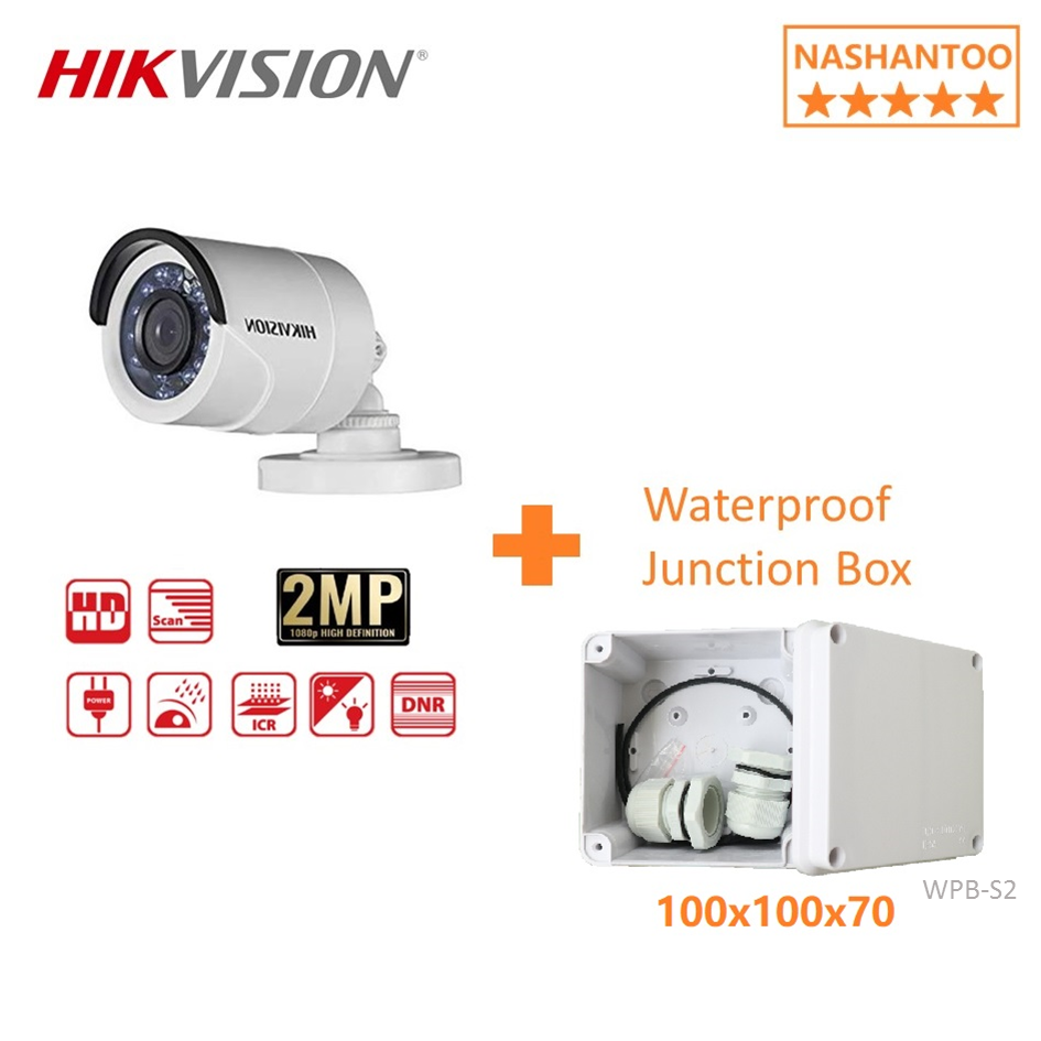 HIKVISION 2MP 2.8mm IR Outdoor Bullet HDTVI CCTV Camera Waterproof ...