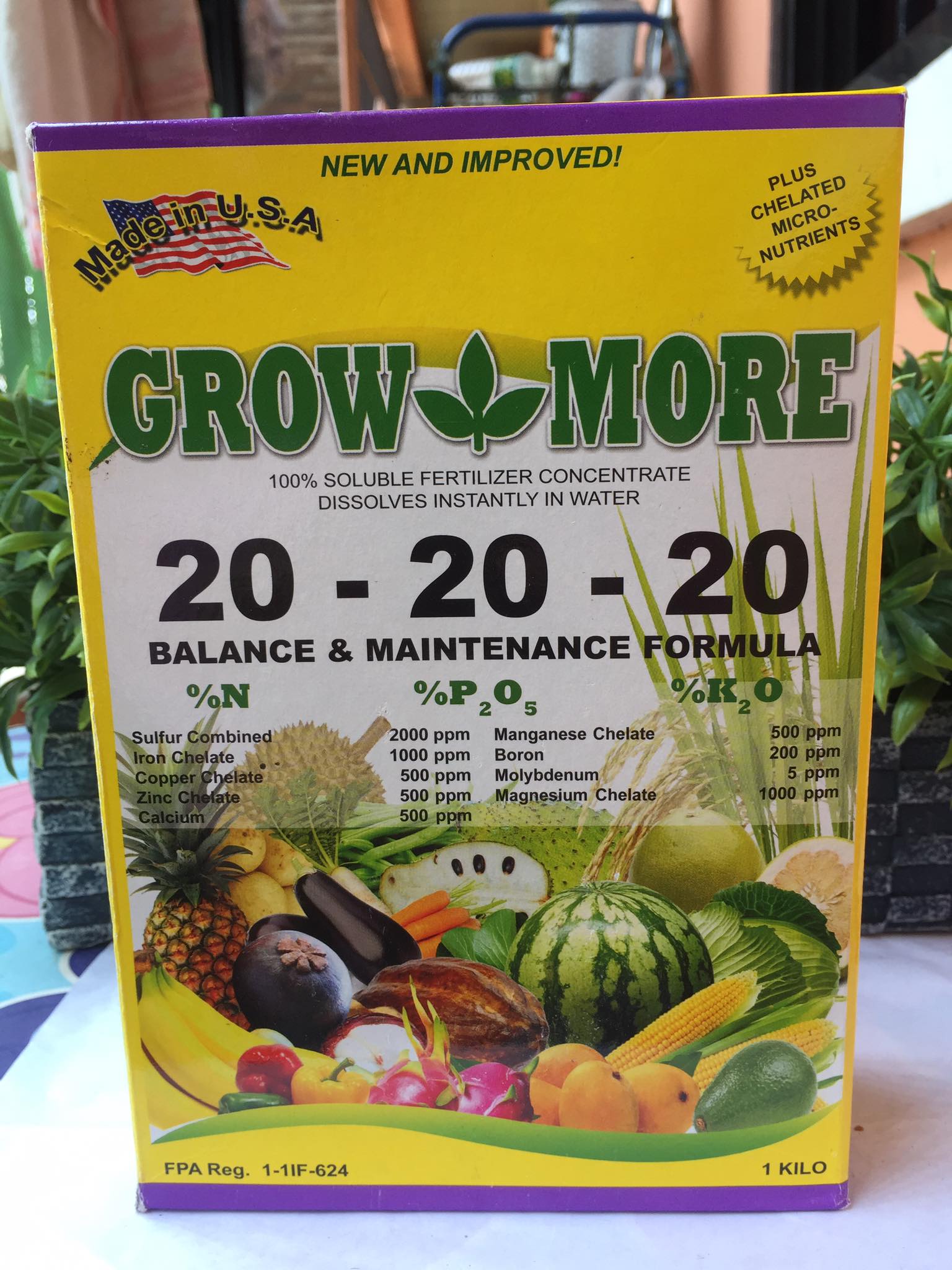 Grow more 20-20-20 1kilo | Lazada PH