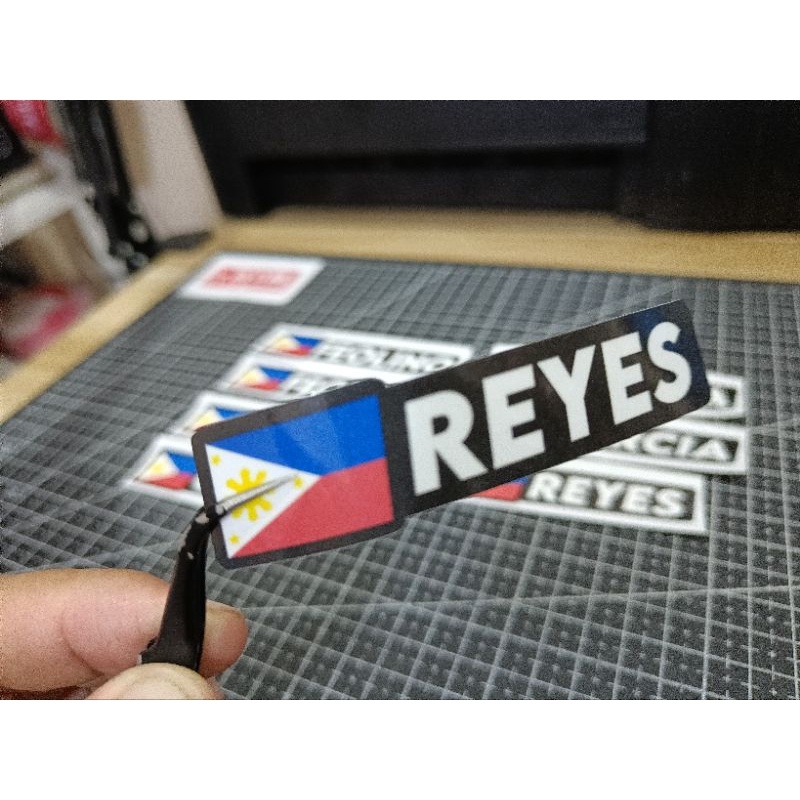 Authentic Store ∏ Philippine Flag Name Sticker for or Car Window Glass ...