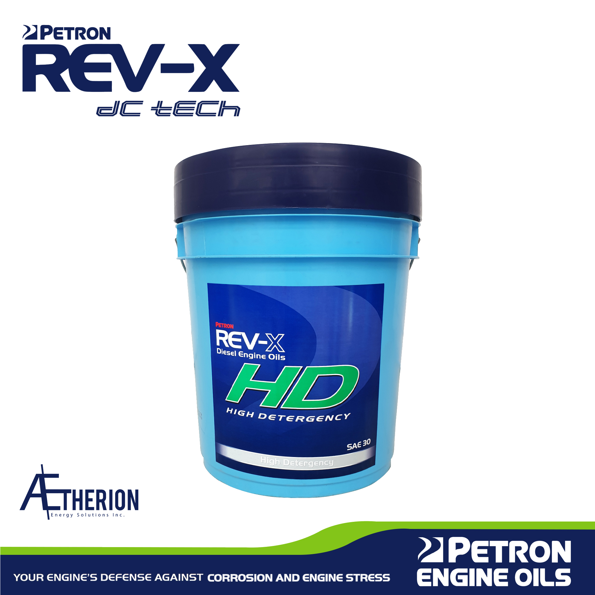 Petron Rev- X HD (HIgh Detergency Diesel Engine Oil SAE 30 (18 Liter Pail) | Lazada PH