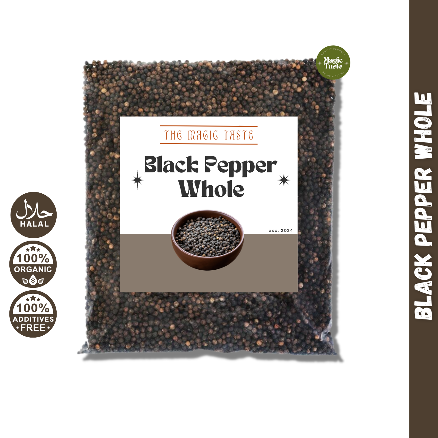 MagicTaste Black Pepper Whole/Buo (100grams) | Lazada PH