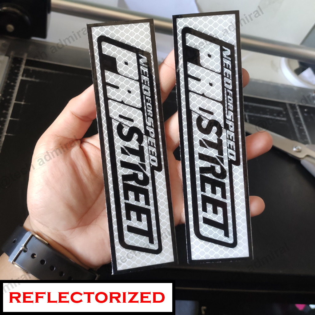 Top Box Sticker Waterproof Need for Speed White Lock (REFLECTORIZED ...