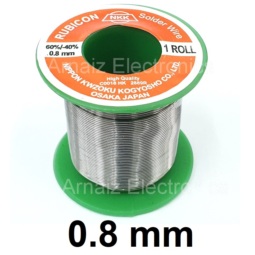 Rubicon Soldering Lead 60/40 1.2m/m 1.0m/m 0.8m/m 60 40 Osaka Japan 1.2 ...
