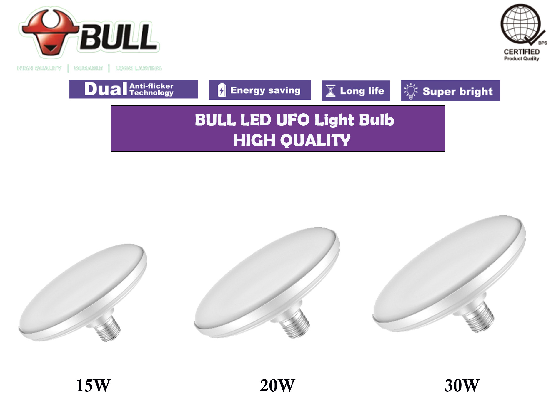 BULL LED UFO Light Bulb | Lazada PH