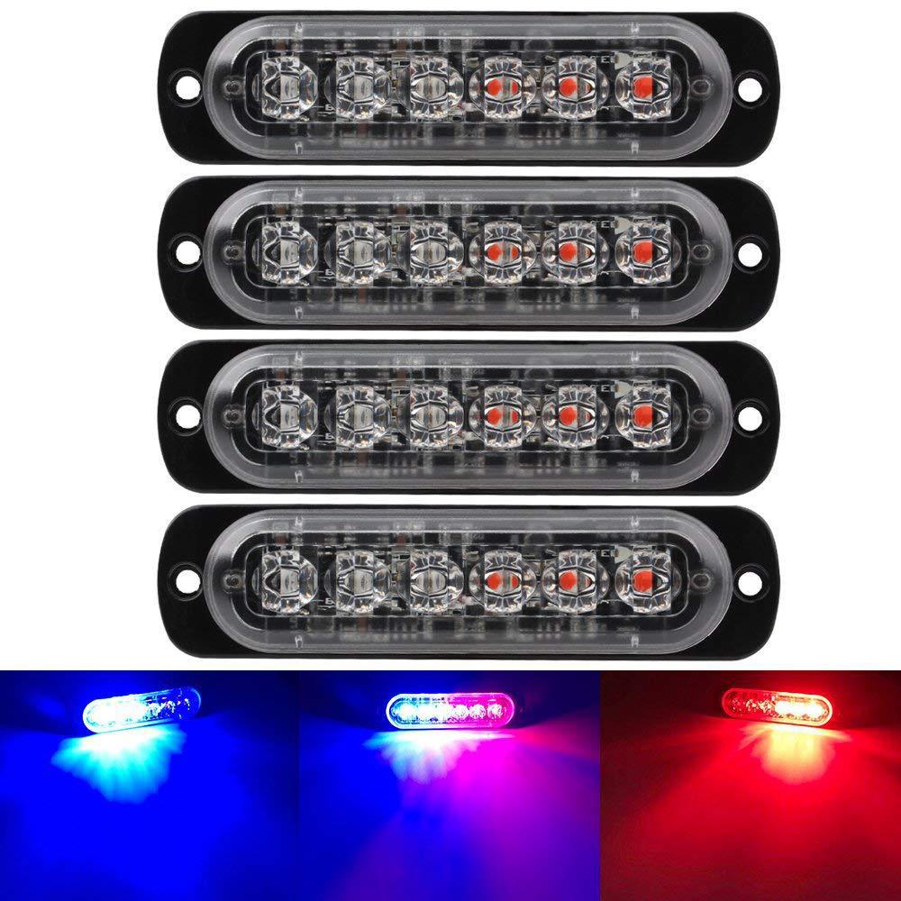 V bright 12-24 single row 6-led truck warning light | Lazada PH
