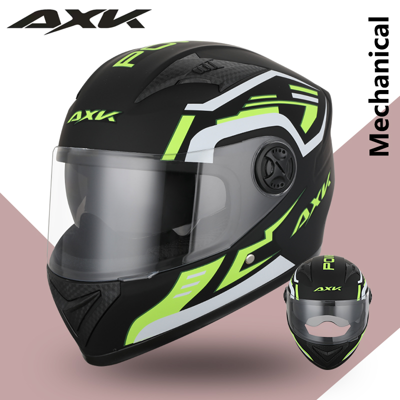 [ICC] Axk Helmet Double Lens Motorcycle Helmet Full Face Helmet With ...