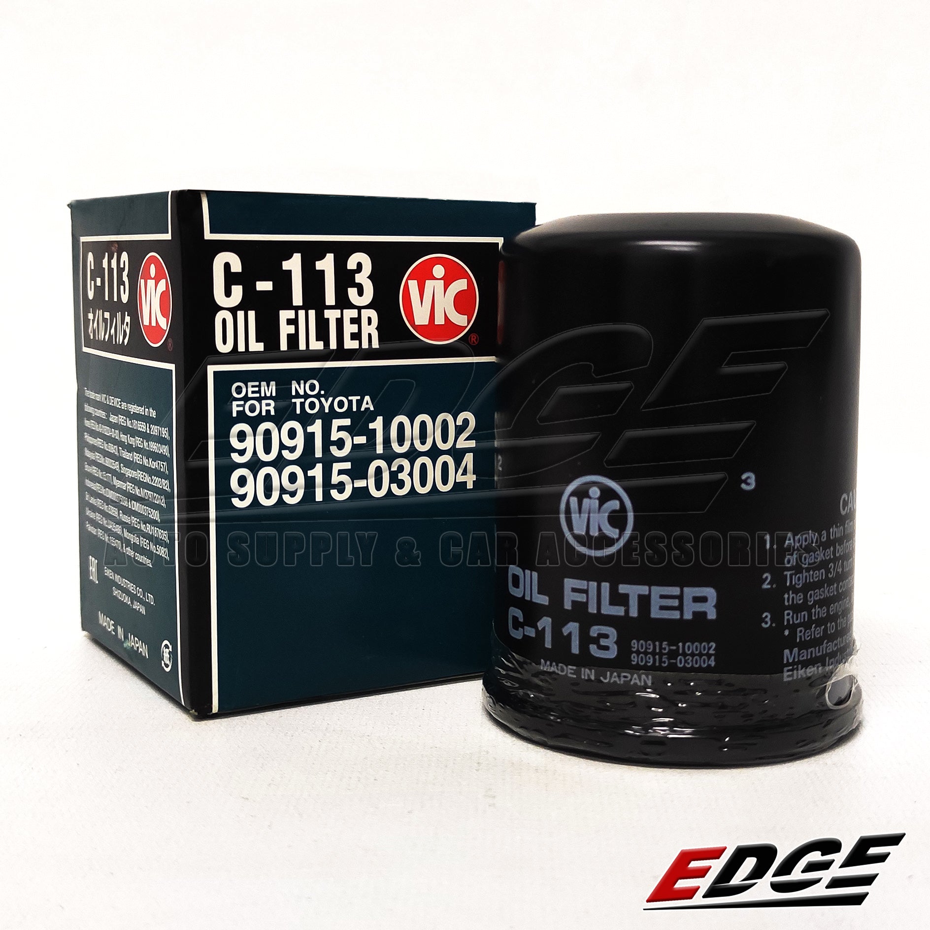 VIC C-113 Car Oil Filter for Toyota Alphard 2.4 / Previa VVT-I / Camry 2.4 / Rav 4 (2AZ-FE ...
