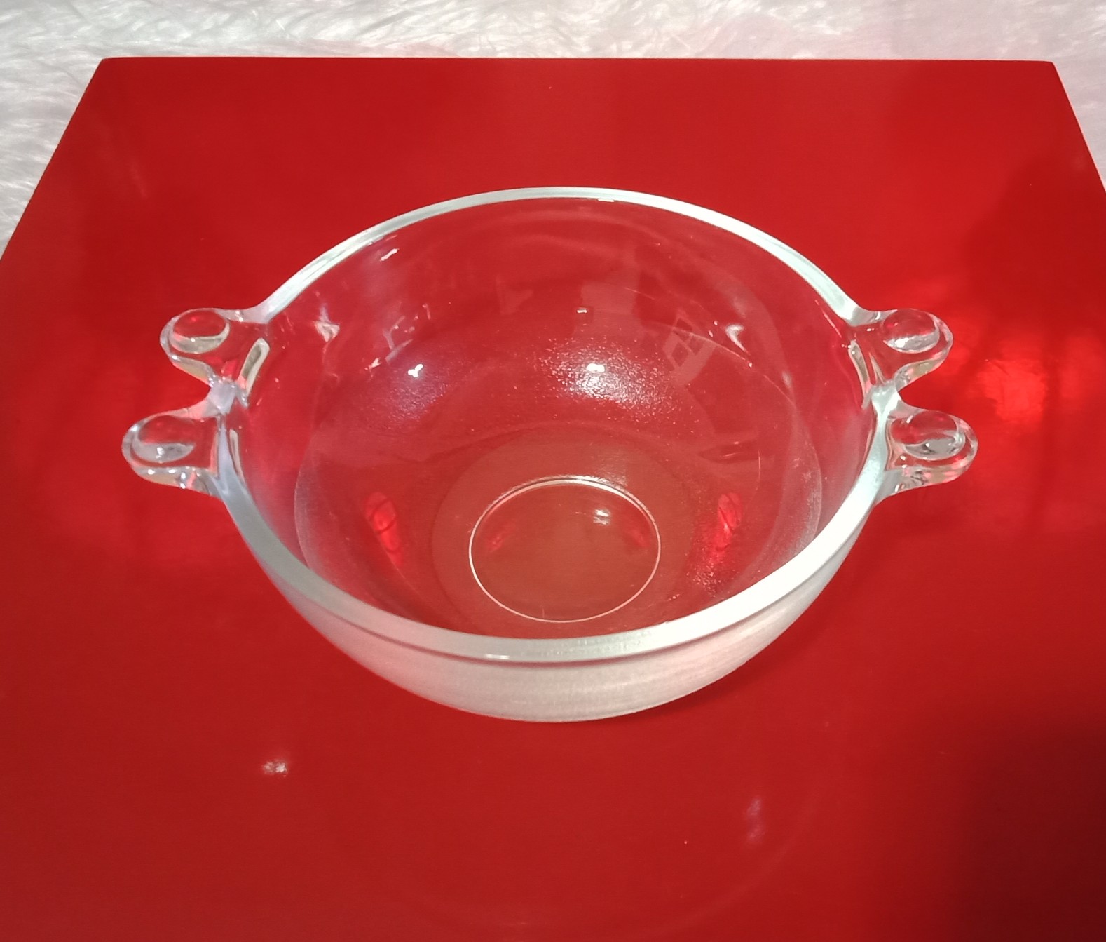 HOYA GLASS SMALL BOWL SEMI FROSTED WITH SIDE HANDLE - JAPAN | Lazada PH