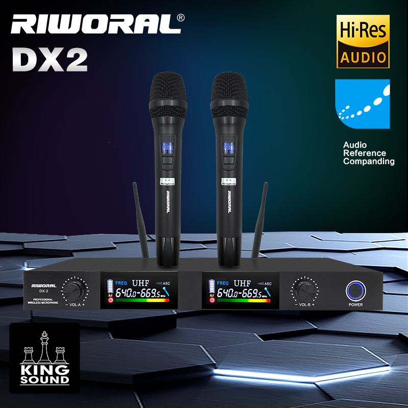 RIWORAL DX-2 UHF wireless microphone Automatic wireless ID code ...
