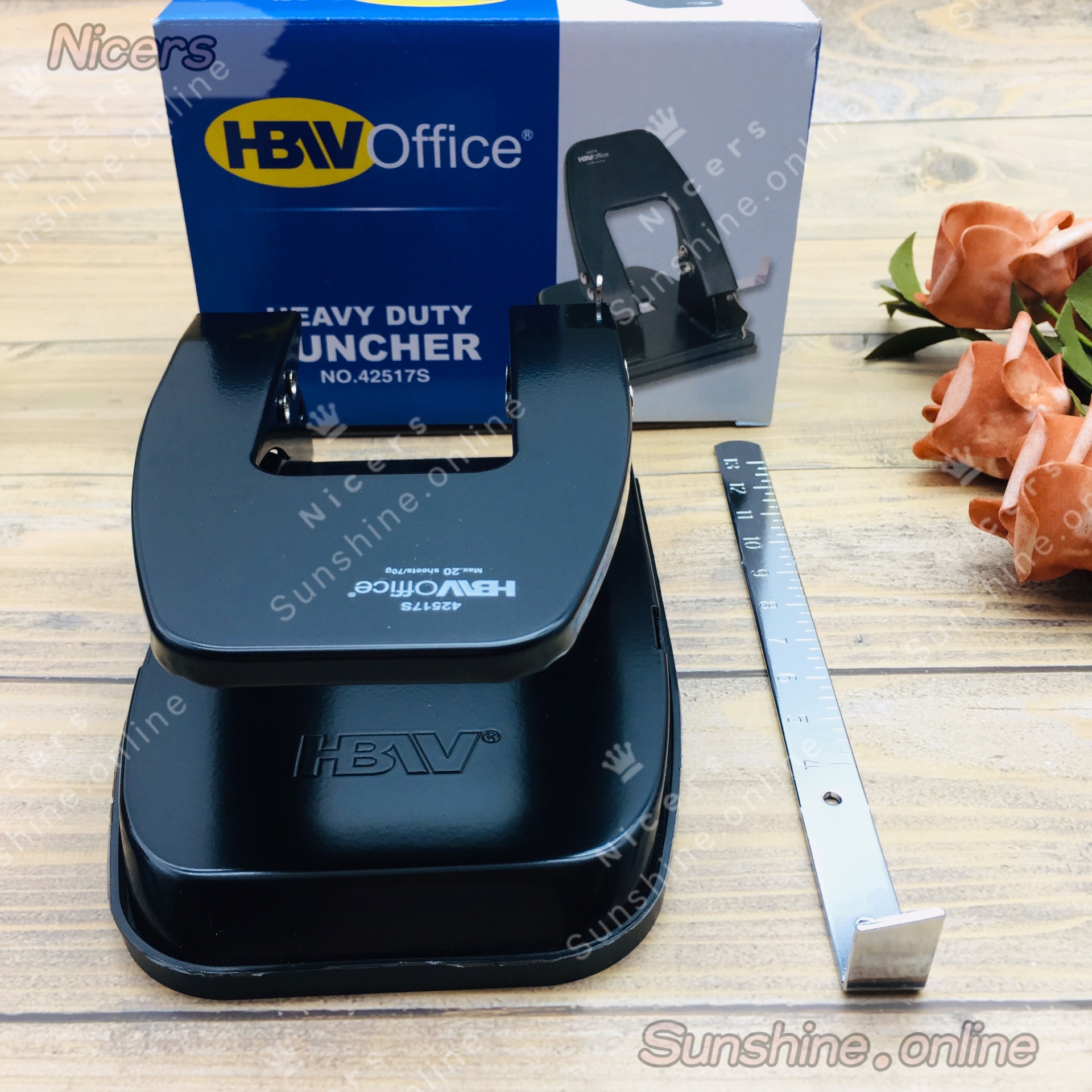 #42517S HBW Two Hole Puncher Heavy duty puncher Ticket Puncher | Lazada PH