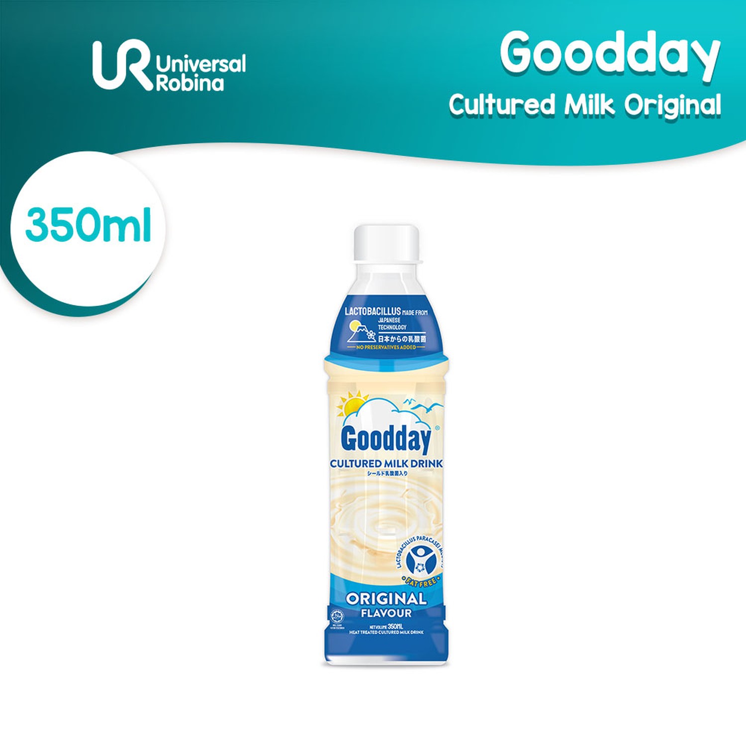 Goodday Cultured Milk Original 350ml [Blue] [EXPIRATION DATE: MAY 21, 2024] | Lazada PH