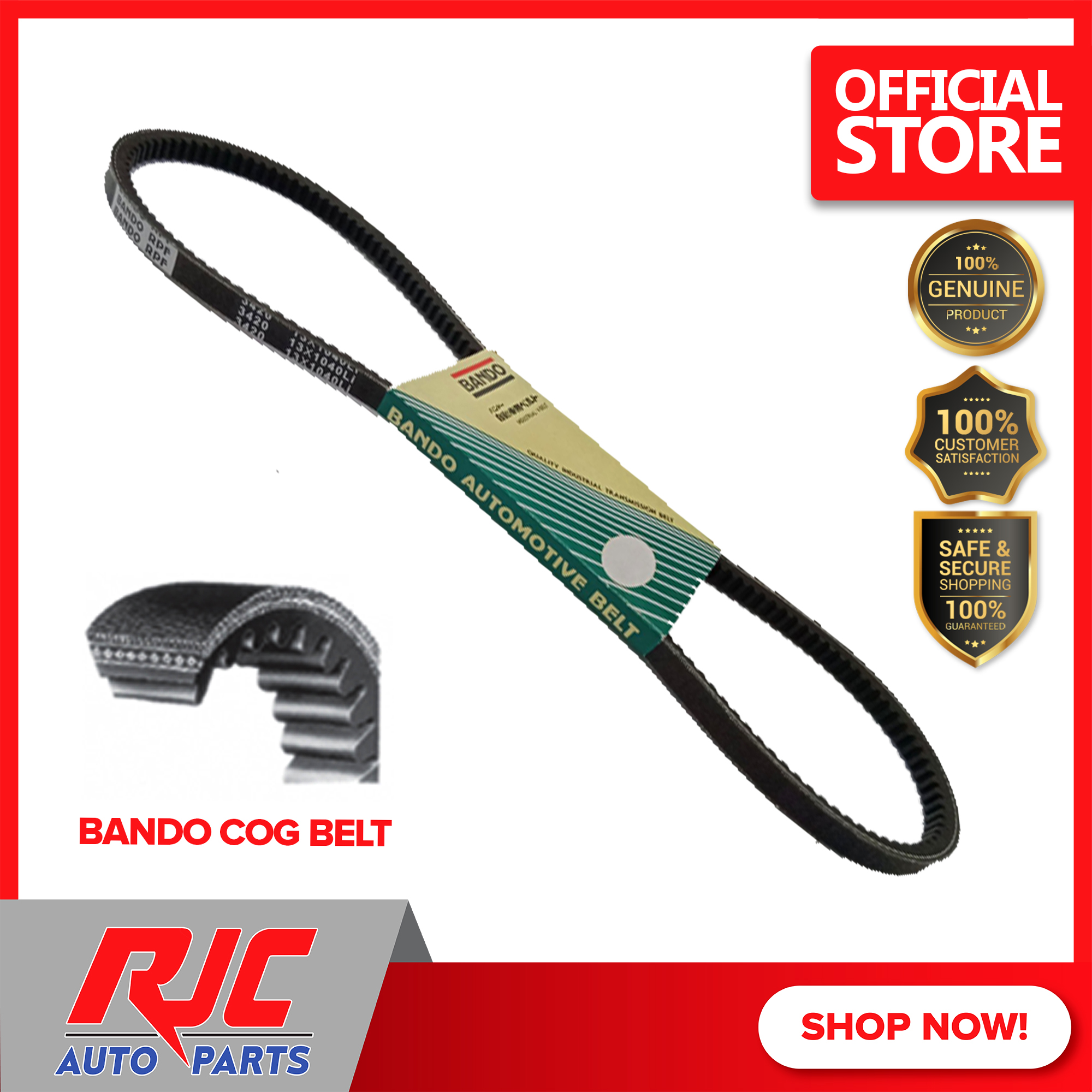 Bando Fan Belt RPF 3420 13x1040 A-41 | Lazada PH
