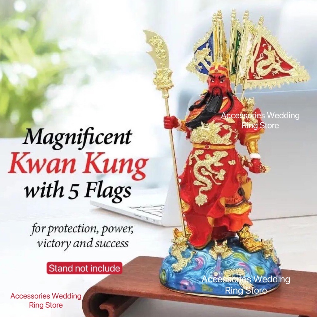 Fengshui 2023 Magnificent Kwan Kung With 5 Flags | Lazada PH