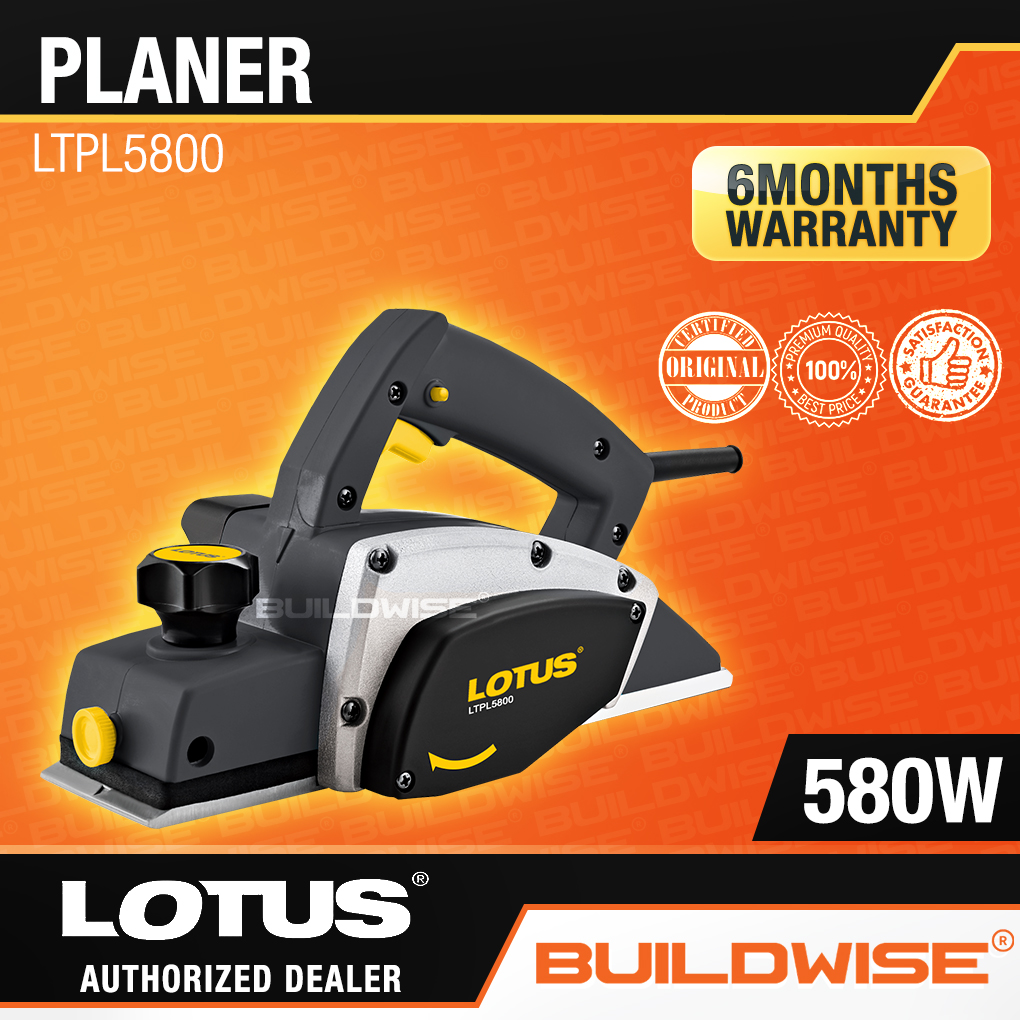 Lotus Electric Planer 580 Watts LTPL5800「 BUILDWISE ®」 | Lazada PH
