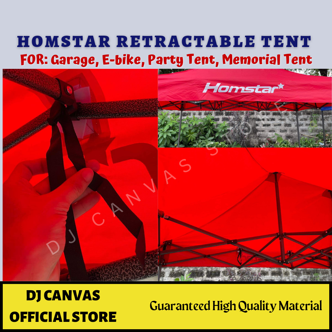 HOMSTAR RETRACTABLE TENT COMPLETE SET- BEST FOR GARAGE, FOR E-BIKE ...