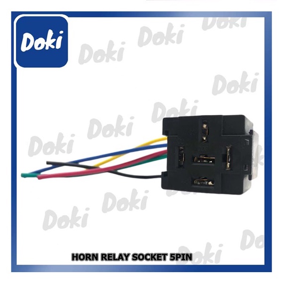 [DOKI MOTO] HORN RELAY SOCKET BLACK 5PIN | Lazada PH