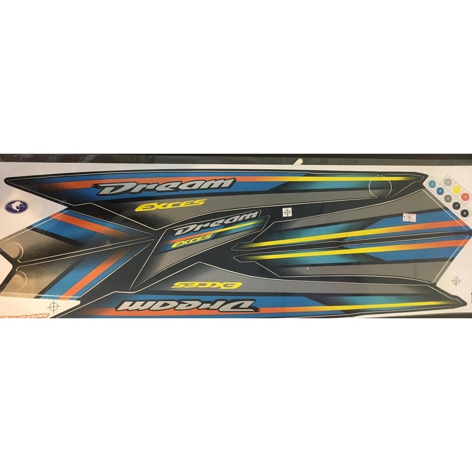 honda dream exces decals / stickers | Lazada PH