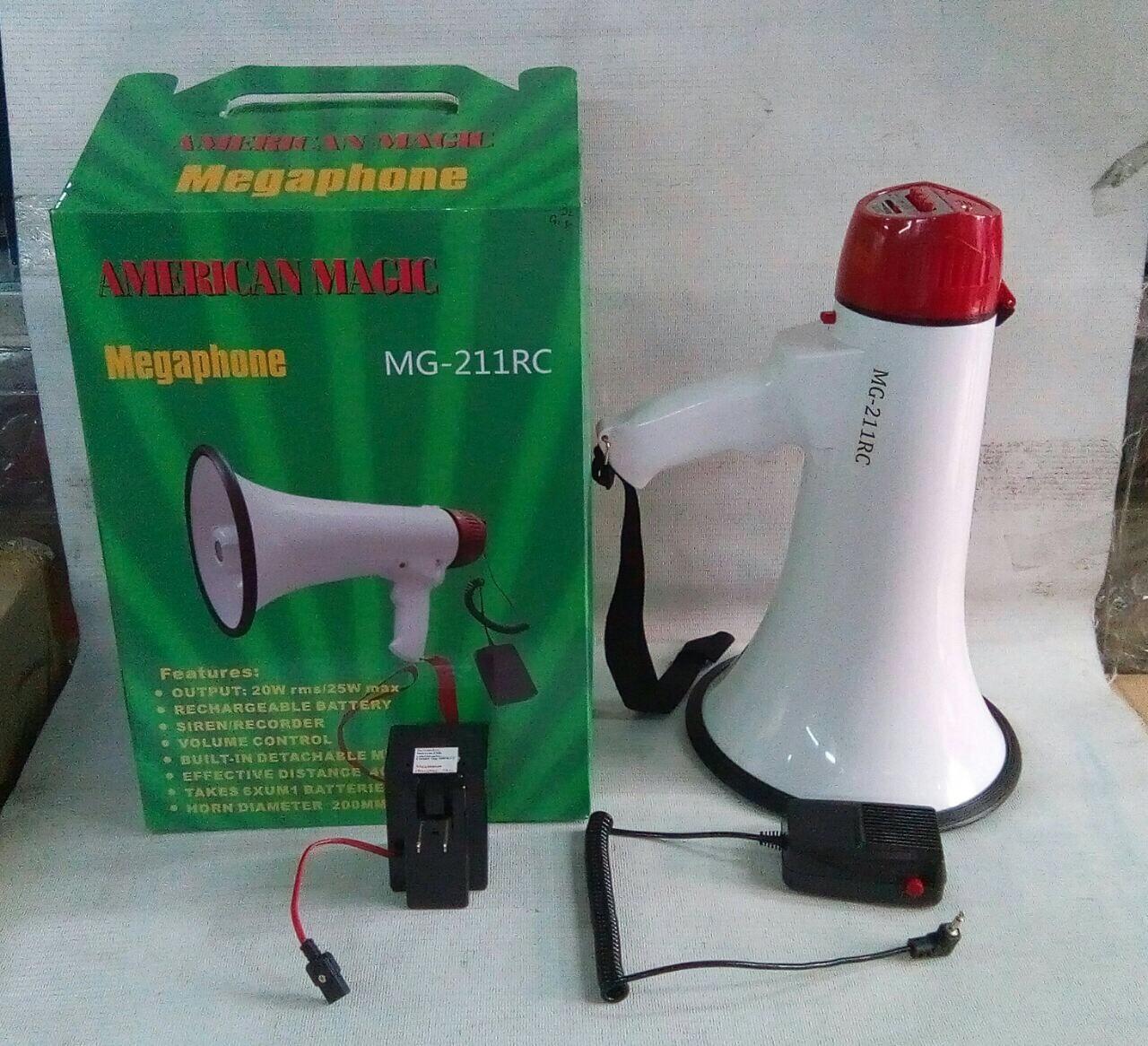 AMERICAN MAGIC MG-211RC Megaphone | Lazada PH