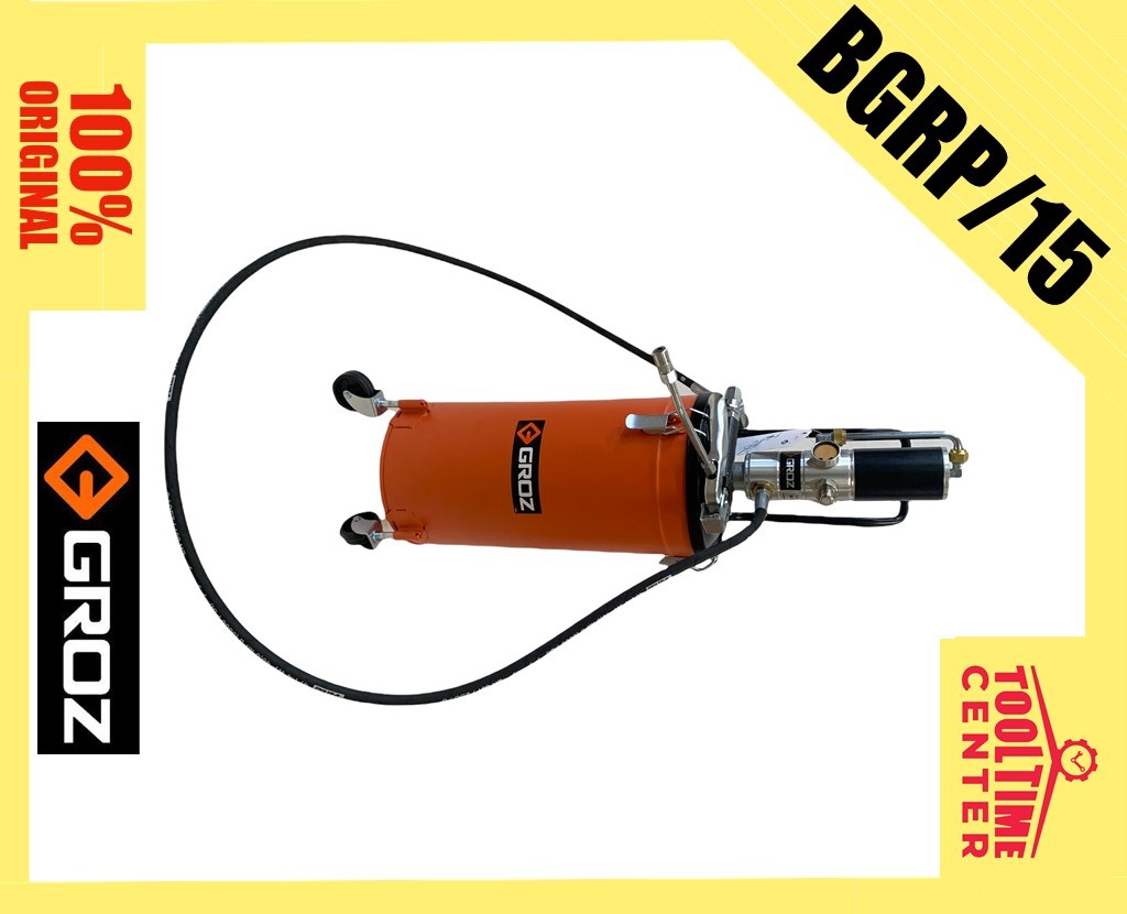 Groz Air Operated Pneumatic Grease Pump in 15kg. 30kg, and 50kg ...