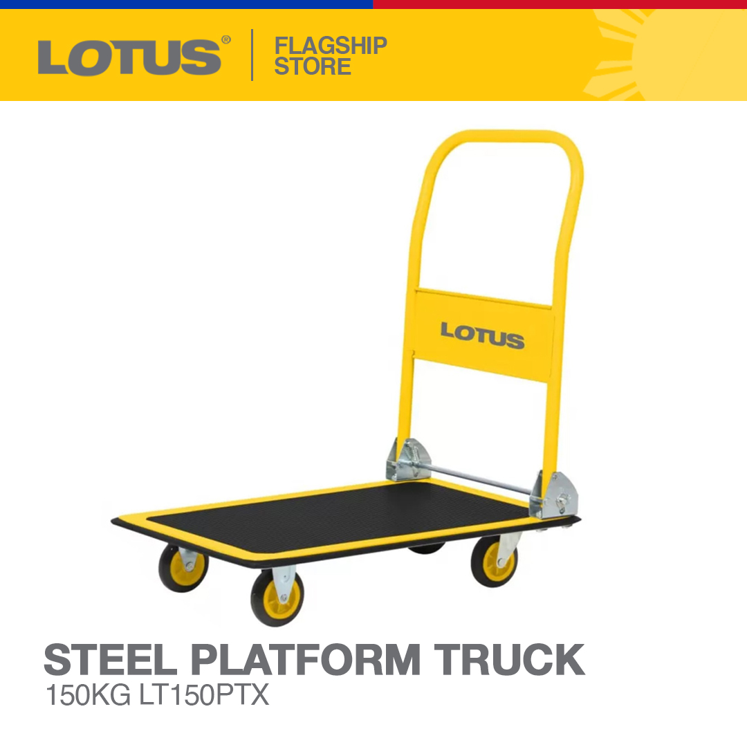 Lotus Steel Platform Truck 150KG LT150PTX - Push Cart | Trolley | Lazada PH