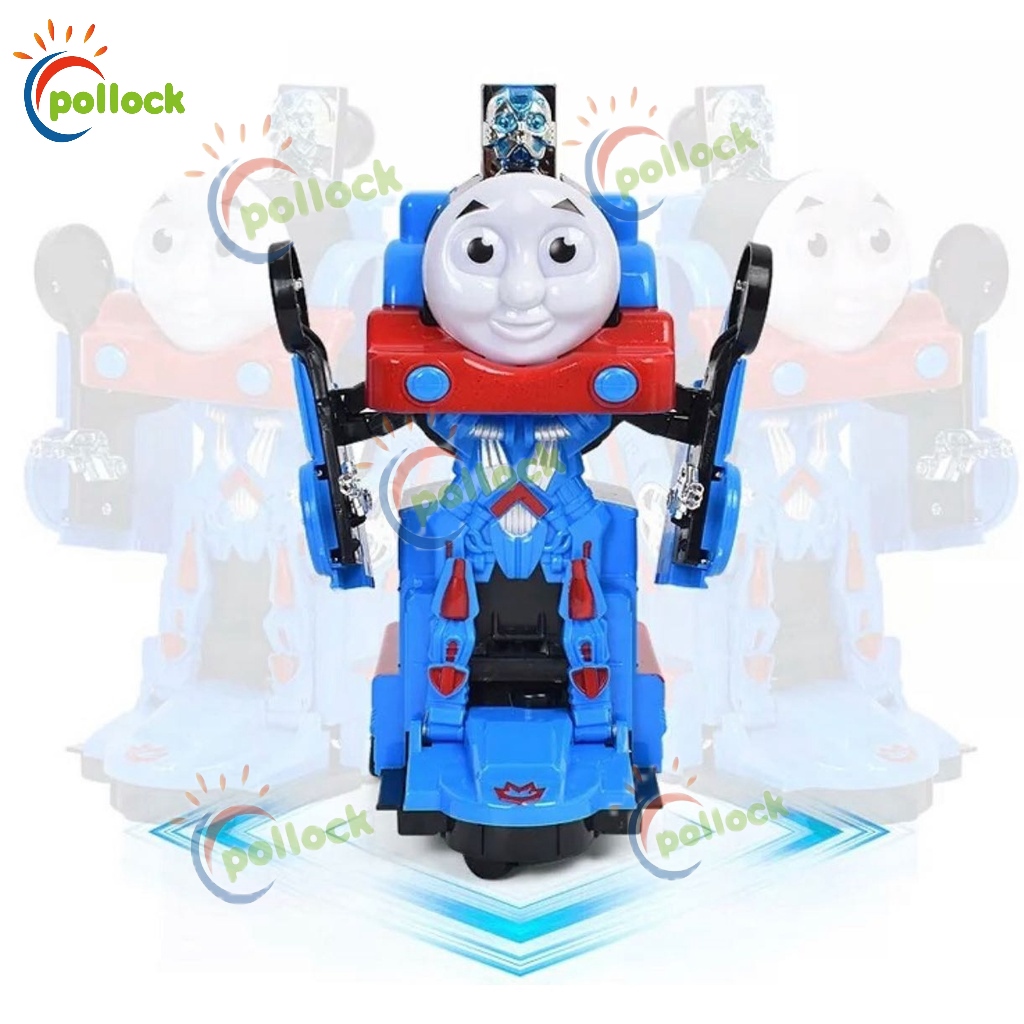 THOMAS TRAIN ROBOT TRANSFORMATION BATTERY OPERATED with light and sound ...