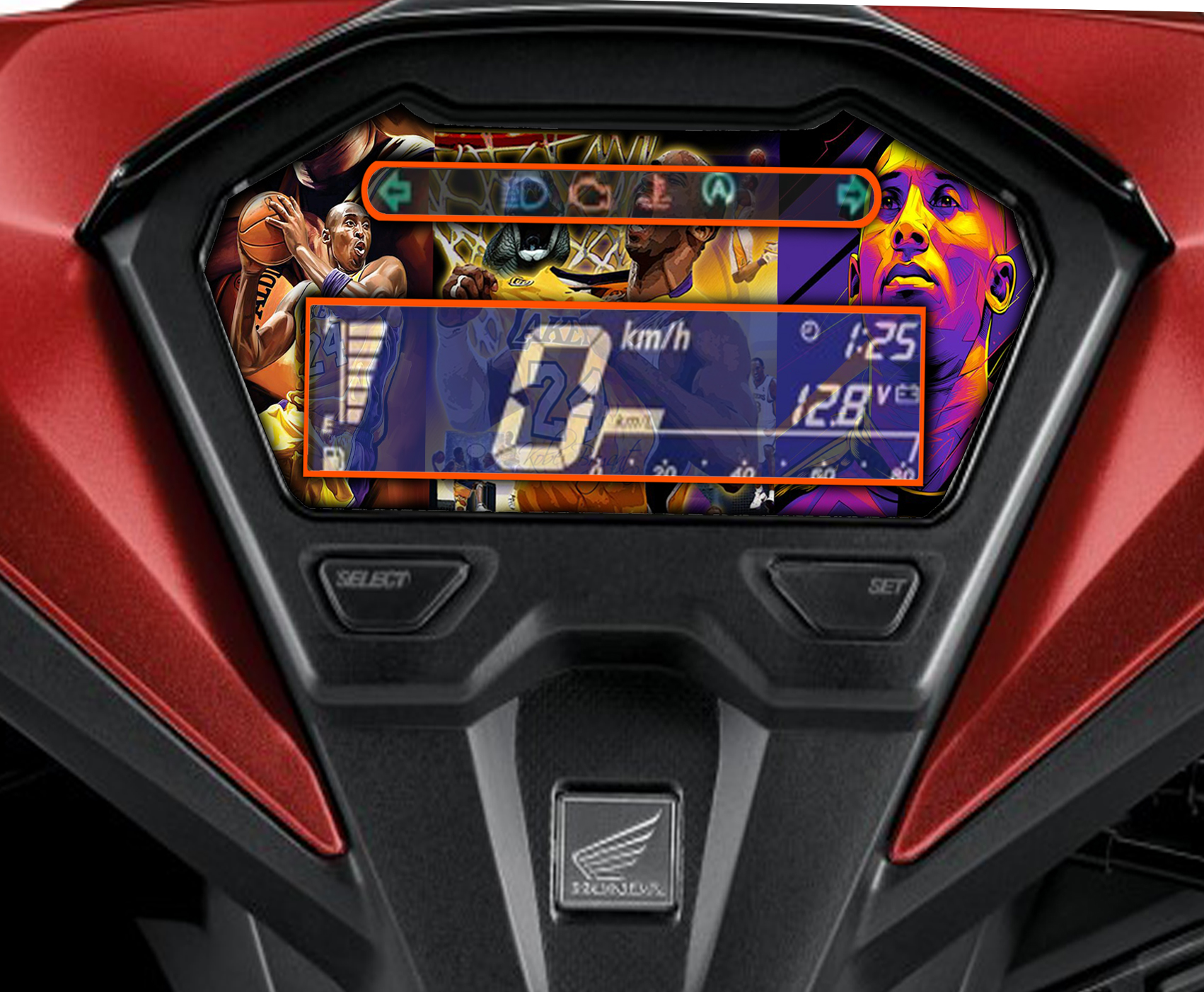 HONDA CLICK GAUGE PANEL STICKER PROTECTOR 2 LAYER STICKER | Lazada PH