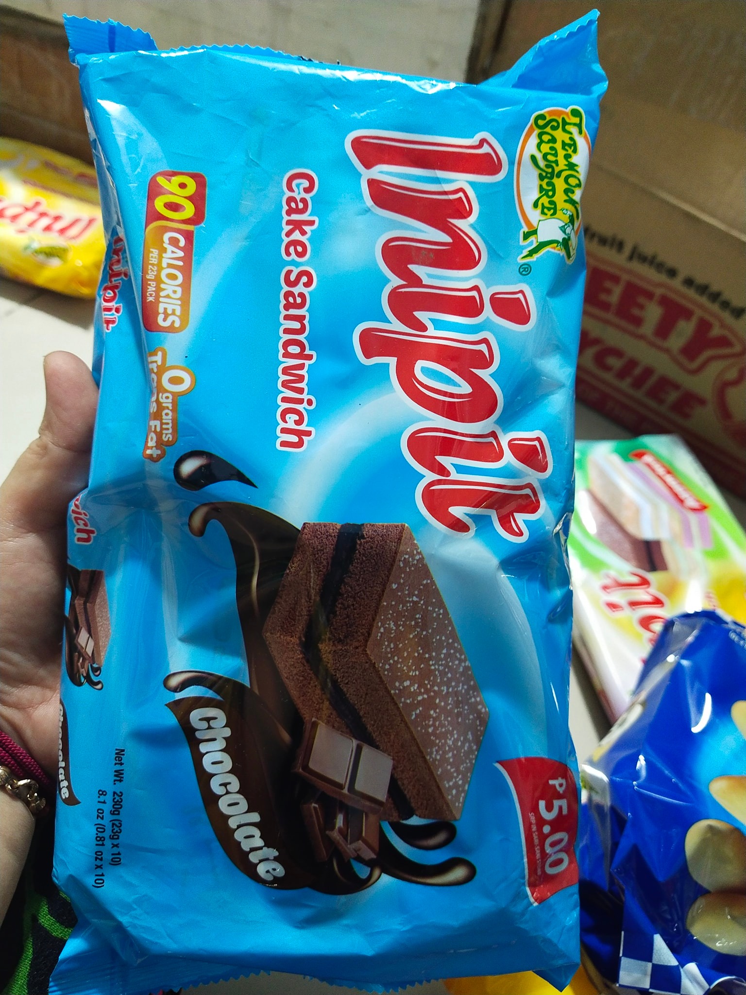 Lemon Square Inipit Cake Sandwich Assorted 23gx10pcs | Lazada PH